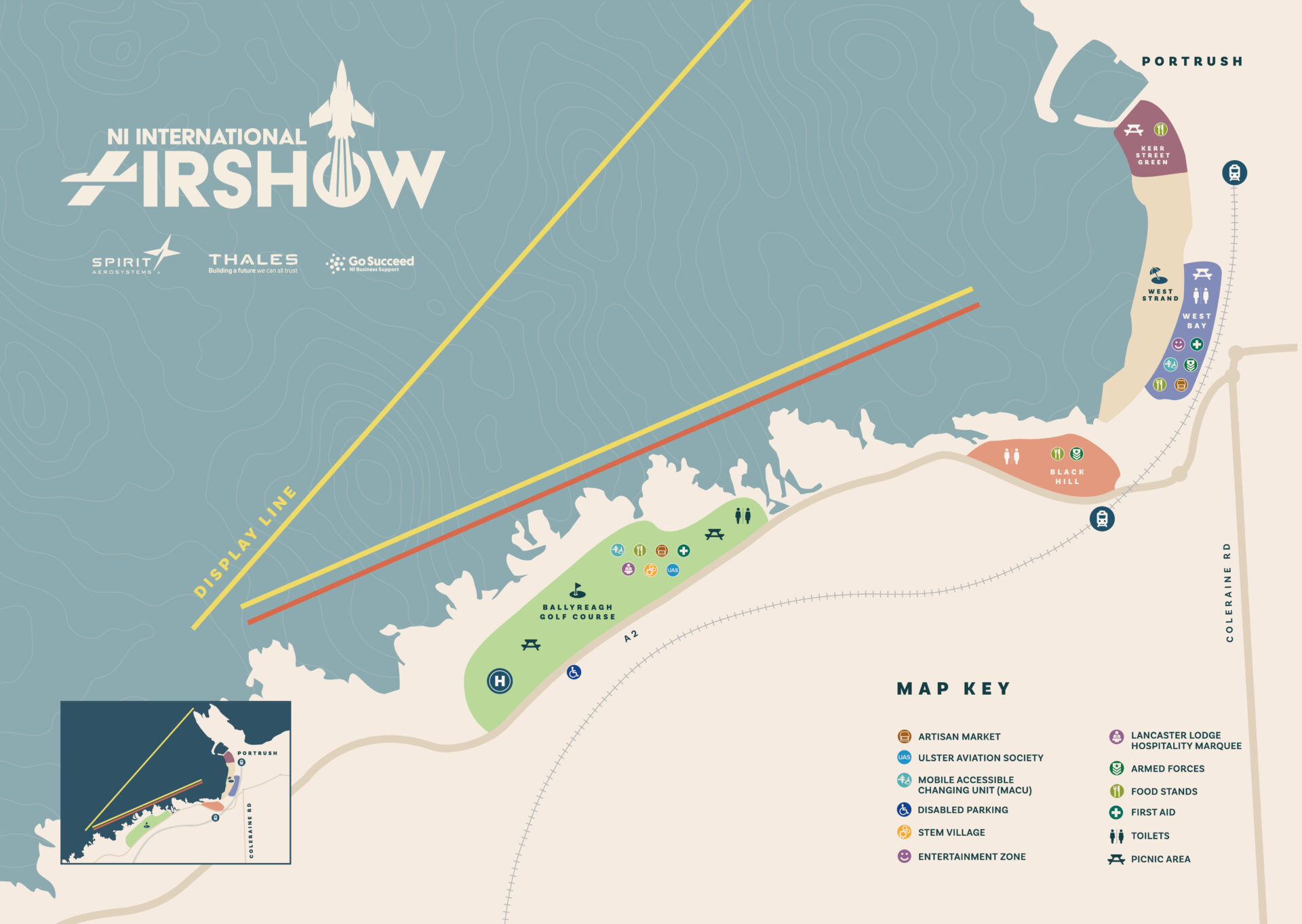 Map – NI International Airshow